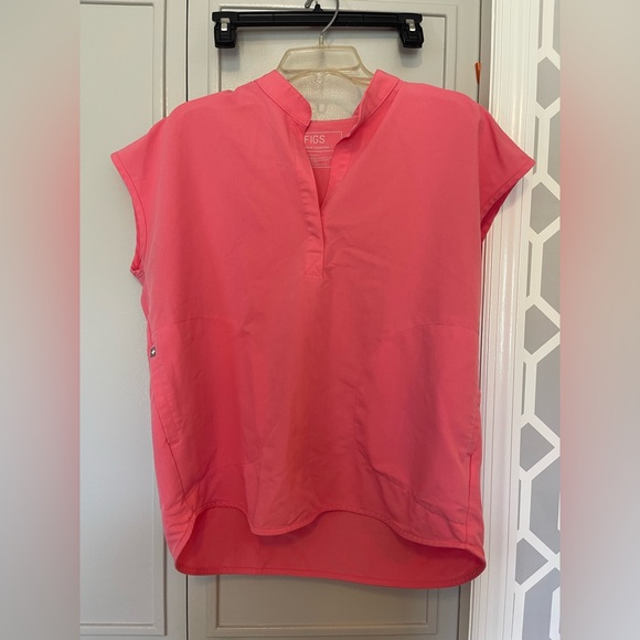 Figs | Tops | Figs Womens Neon Pink Set | Poshmark
